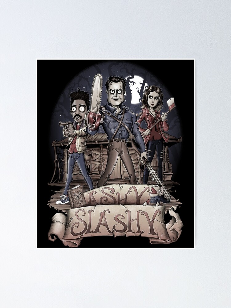 "Ashy Slashy" Poster by saqman | Redbubble