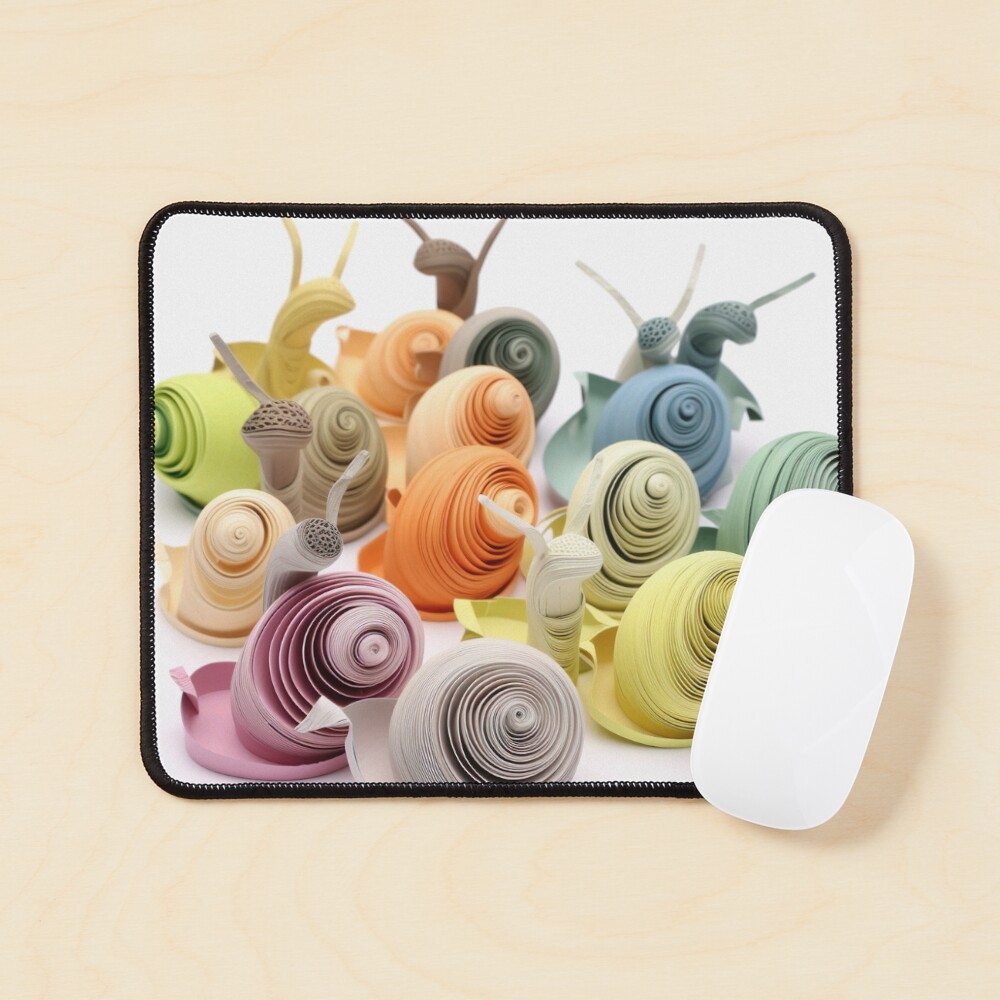 "Paper Quilled Snails" Sticker for Sale by Tycobb48 | Redbubble