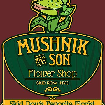 "Mushnik & Son Flower Shop" Sticker for Sale by Nazonian | Redbubble