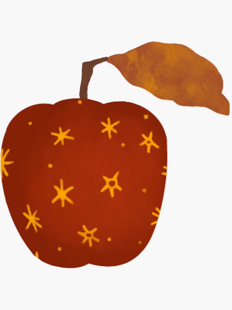 "Fantastic Mr. Fox “Apple”- Wes Anderson" Sticker for Sale by ...