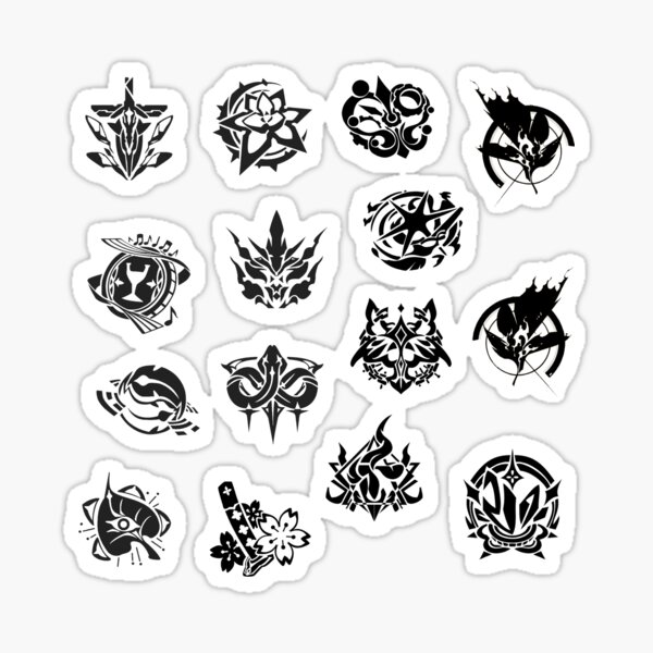 "Flame Chaser Signets- Honkai Impact" Sticker for Sale by Alpharian ...