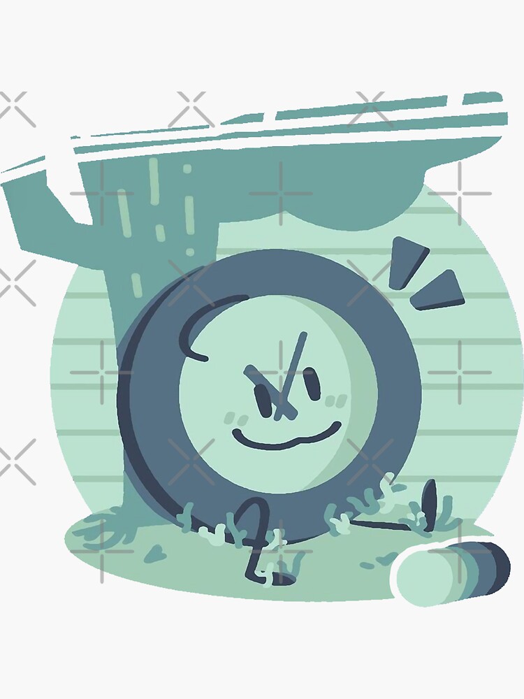 "Clock Palette! (BFB)" Sticker for Sale by yoyleyesz | Redbubble