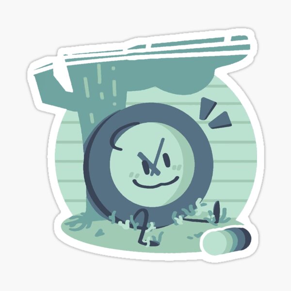 "Clock Palette! (BFB)" Sticker for Sale by yoyleyesz | Redbubble