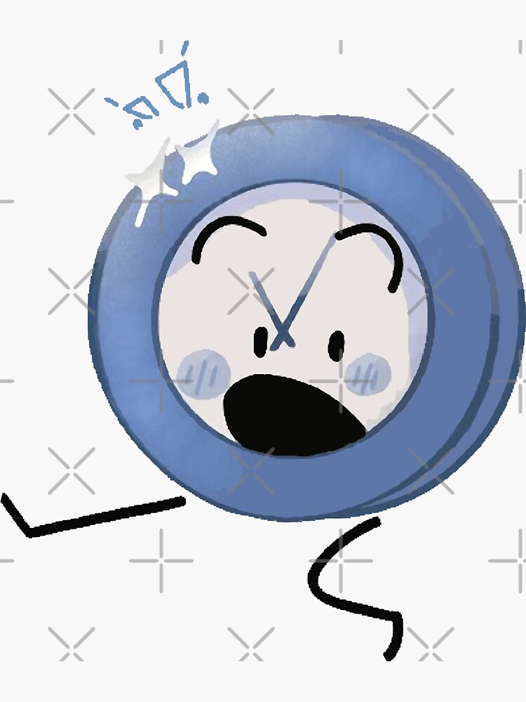 "We Stan Clock! (BFB)" Sticker for Sale by yoyleyesz | Redbubble