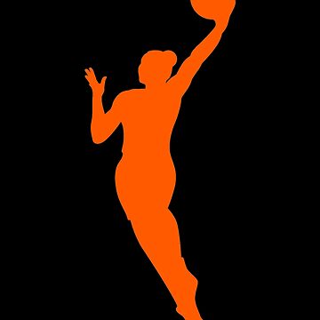 "WNBA Basketball, Orange themed WNBA" Sticker for Sale by ArtTravelTime ...