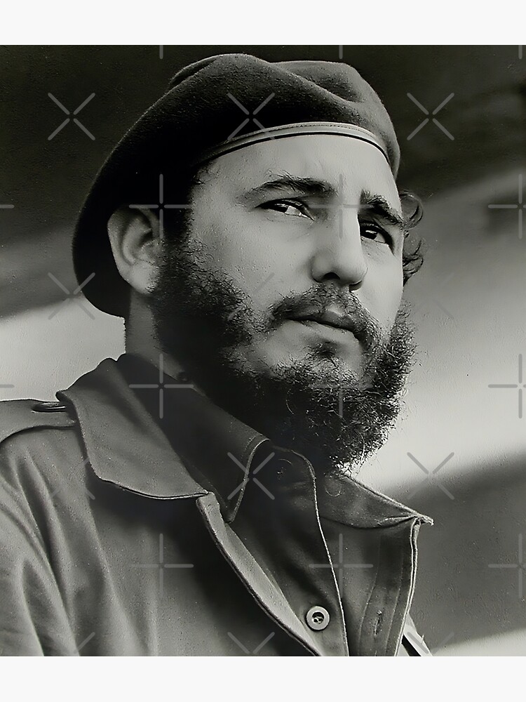 "Fidel Castro portrait" Poster for Sale by RedWedgee | Redbubble