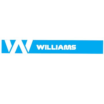 "Williams Formula One Team TV Graphic " Sticker for Sale by F1content ...