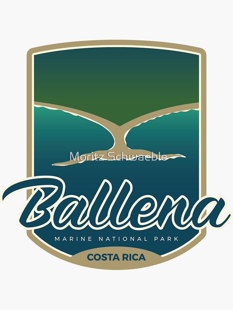 "Ballena Marine National Park - Costa Rica" Sticker for Sale by Moritz Schwäble | Redbubble
