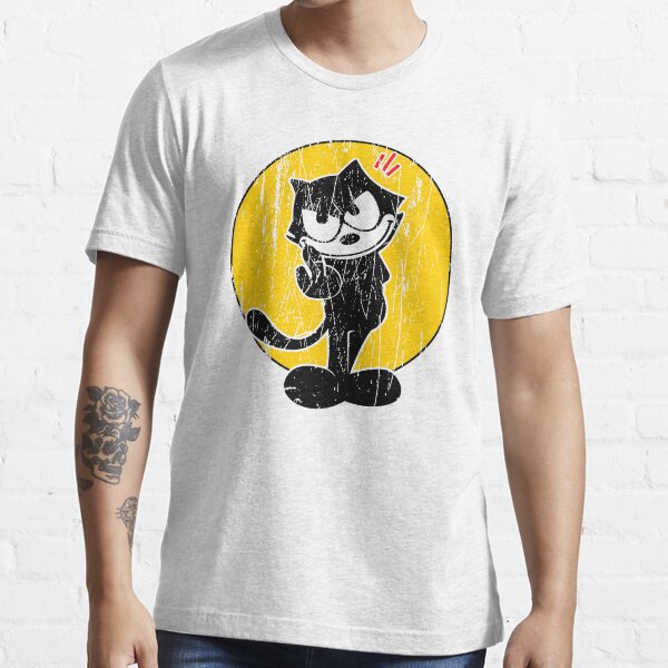 "Felix The Cat retro" T-shirt for Sale by YogaGear | Redbubble | felix ...
