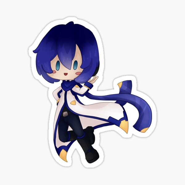 "Chibi Kaito" Sticker for Sale by Megku | Redbubble