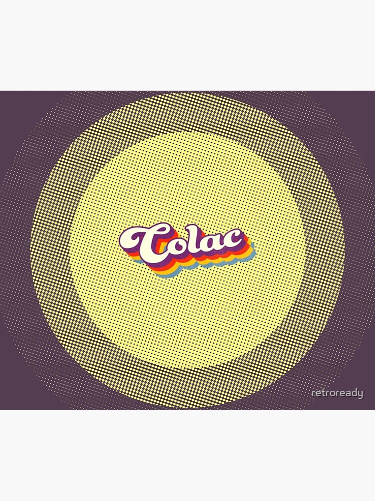 "Colac, VIC | Retro Rainbow" Poster for Sale by retroready | Redbubble