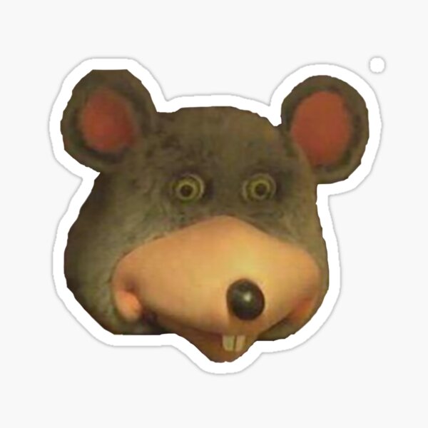 "Chuck E. Cheese Stare Meme Tee Shirt " Sticker for Sale by handlcShop ...