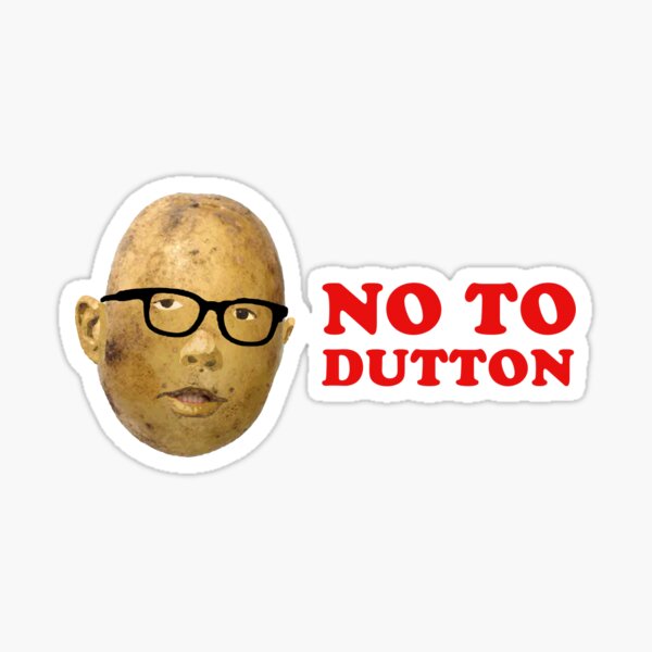 "Say No to Peter Dutton Potato" Sticker for Sale by MerndaAvenue ...