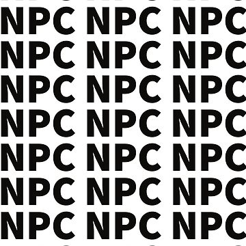 "NPC" Sticker for Sale by Baymens | Redbubble