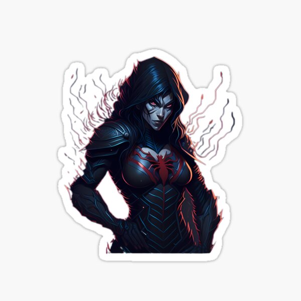 "Symbiote Queen 2" Sticker for Sale by A.I. Does Art | Redbubble