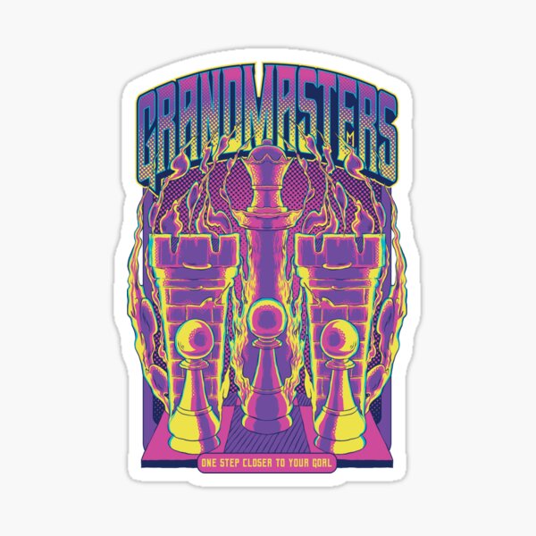 "GrandMasters" Sticker for Sale by cmoliquino | Redbubble
