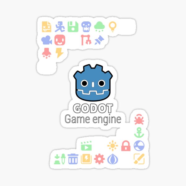 "Godot Design 2" Sticker for Sale by cececollection | Redbubble
