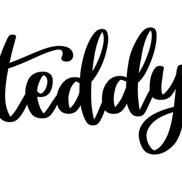 "Teddy" Sticker for Sale by ellietography | Redbubble