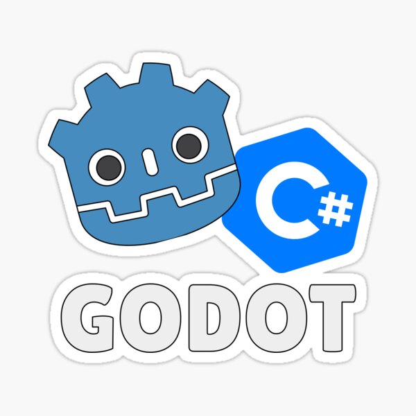 "Godot Csharp" Sticker for Sale by cececollection | Redbubble