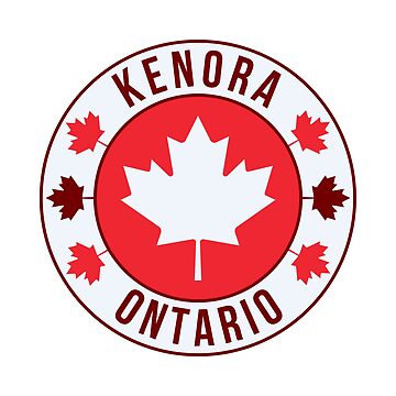 Sticker for Sale mit "Born and raised in Kenora, Canada" von Jobar-tino ...