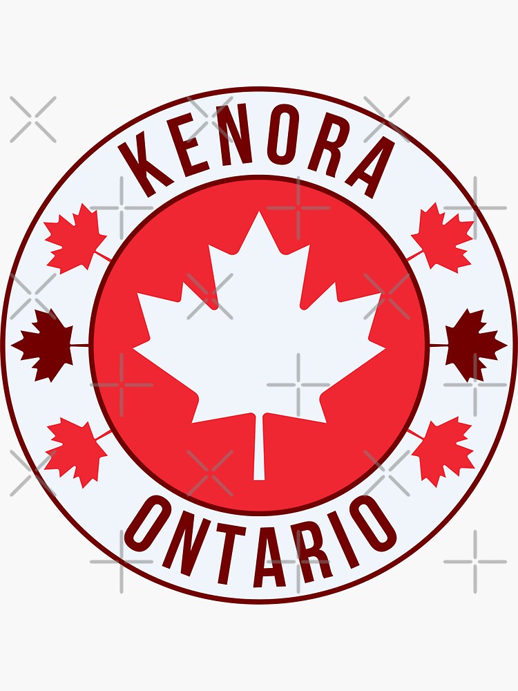 Sticker for Sale mit "Born and raised in Kenora, Canada" von Jobar-tino ...