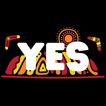 "Vote Yes" Sticker for Sale by DazArtDesigns | Redbubble