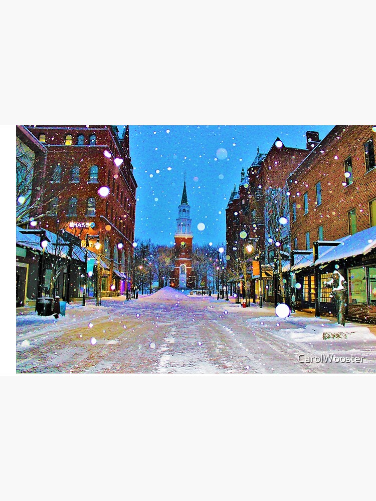 Burlington Vt Snowfall Posters for Sale | Redbubble