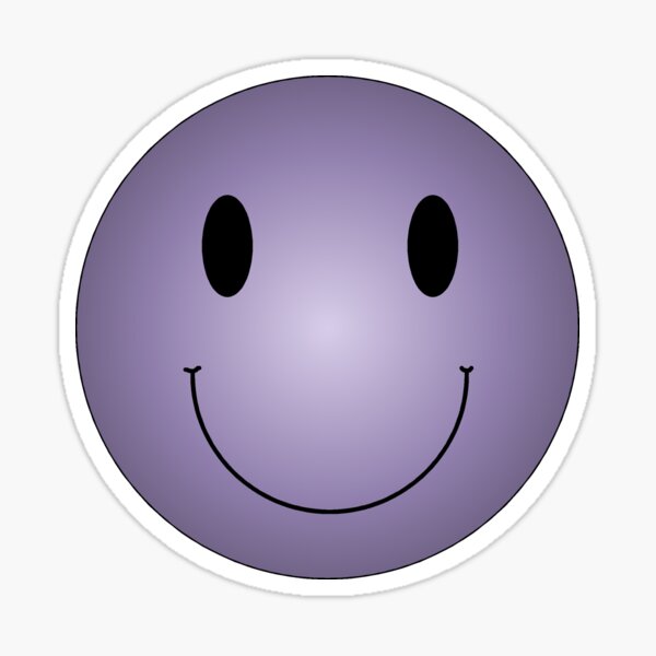 "Purple Smiley" Sticker for Sale by jkcoder | Redbubble