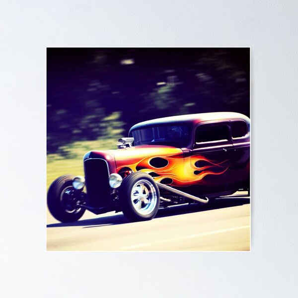 "Hot Rod" Poster for Sale by Donkeh23 | Redbubble