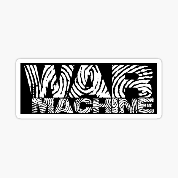 "War Machine" Sticker for Sale by suz-cat | Redbubble
