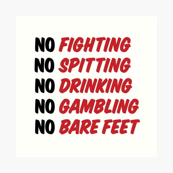 "Caddyshack Rules Sign" Art Print for Sale by magjarvis | Redbubble