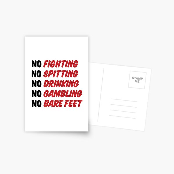 "Caddyshack Rules Sign" Postcard by magjarvis | Redbubble