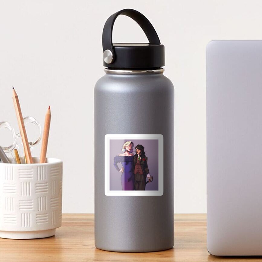 "Married Wenclair" Sticker by Tanuki-pyon | Redbubble