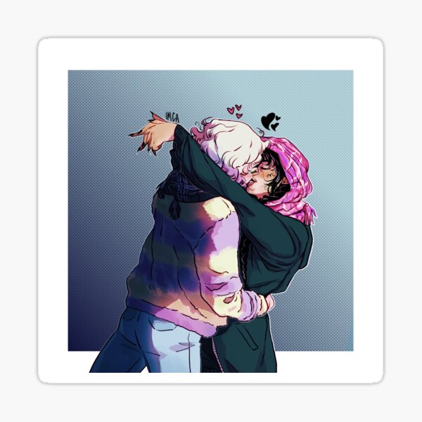 "Wenclair Kiss" Sticker by Tanuki-pyon | Redbubble