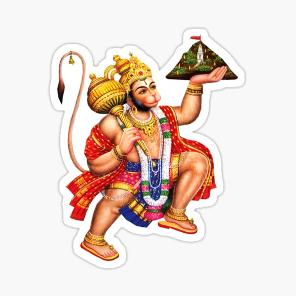 "God Hanuman" Sticker for Sale by guri386 | Redbubble