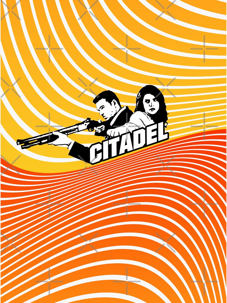 "Citadel tv series fan works graphic design by ironpalette" Sticker for ...