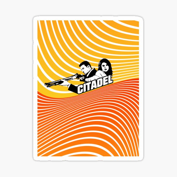 "Citadel tv series fan works graphic design by ironpalette" Sticker for ...