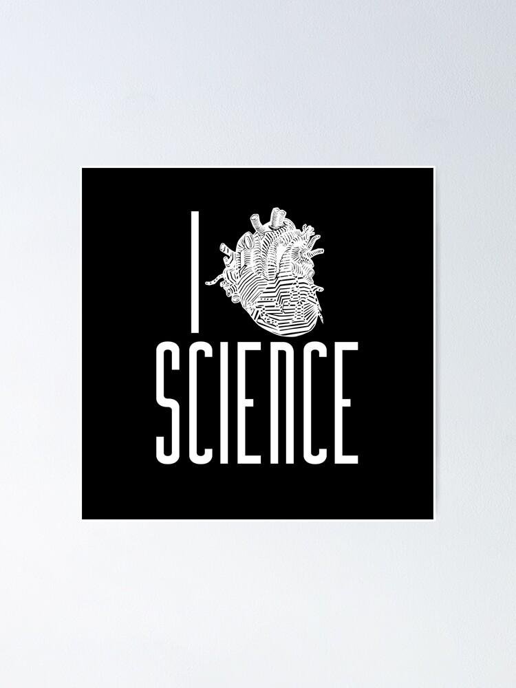 Póster «I HEART SCIENCE La anatomía del órgano anatómico del corazón es ...
