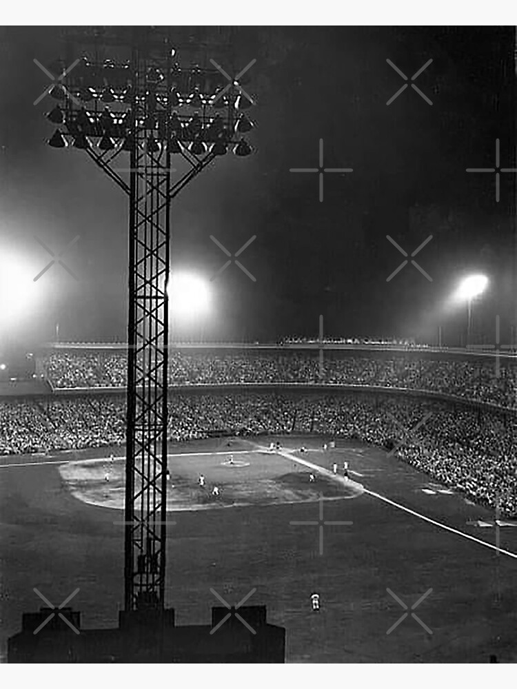 "Crosley Field, First Night Baseball Game, Cincinnati Baseball Stadium ...