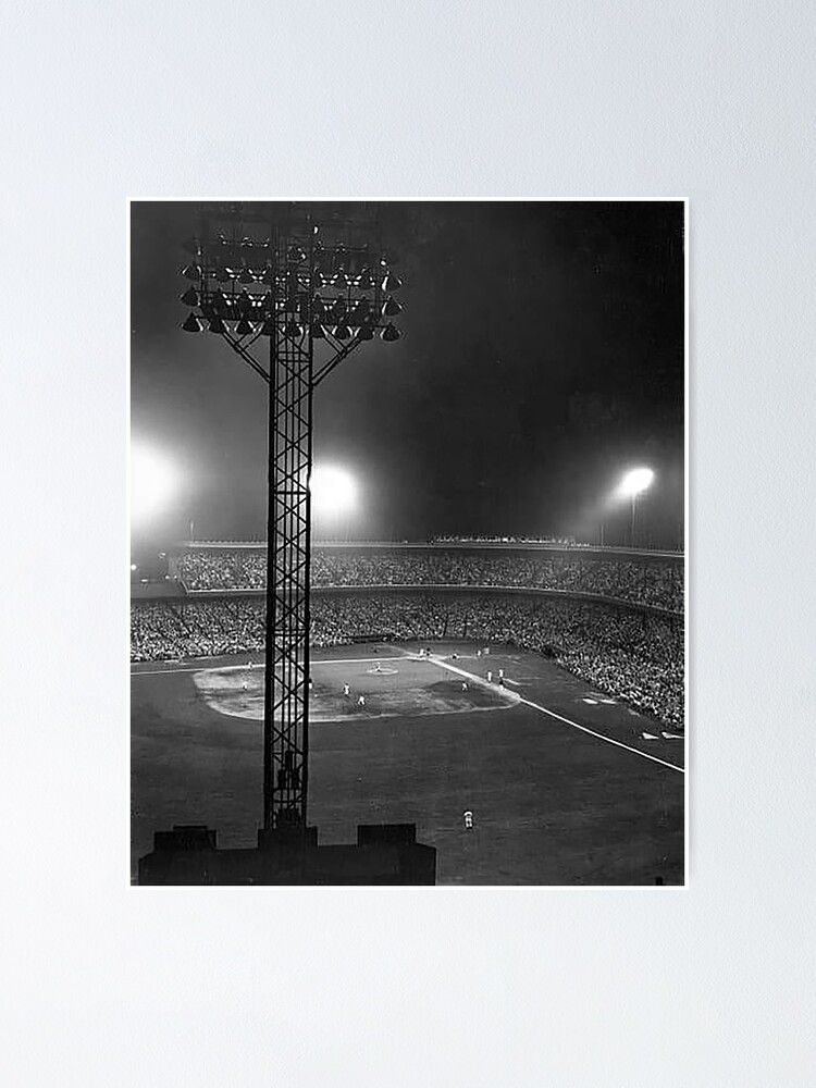 "Crosley Field, First Night Baseball Game, Cincinnati Baseball Stadium ...