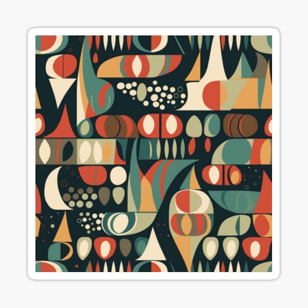 "Midcentury Modern Art Pattern, 1950s 1960s Retro Vintage Lounge ...