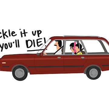 "buckle up" Sticker for Sale by EdenAtencio04 | Redbubble