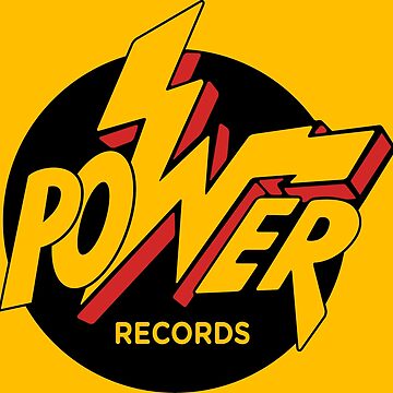 "Power Records" Sticker for Sale by cooneytoons | Redbubble