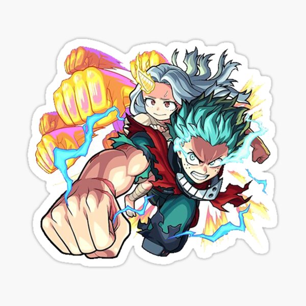 "Izuku and Eri" Stickerundefined by WilliTheArtist | Redbubble