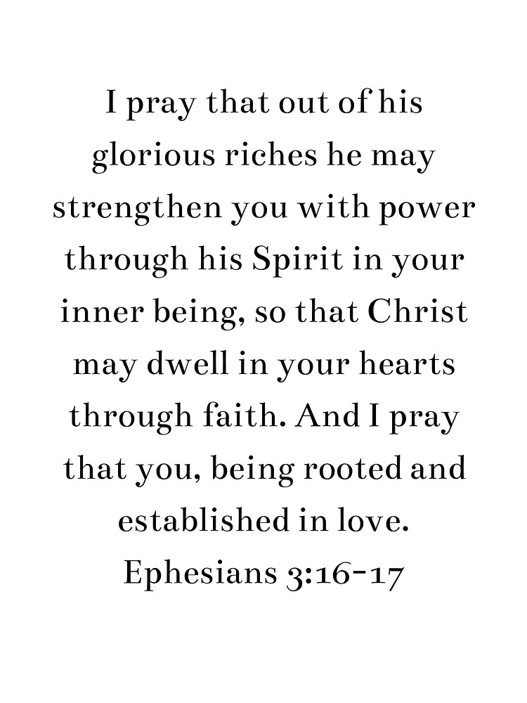 Ephesians 3 16 Niv