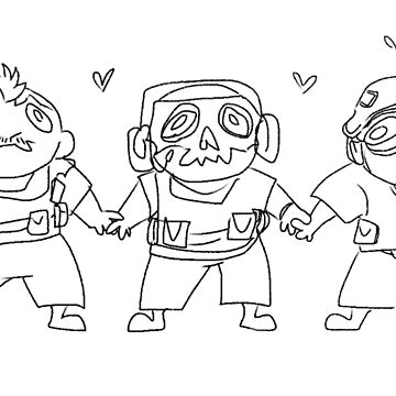 "Chibi 141: Ghost, Soap & Roach" Sticker for Sale by Cr3epy | Redbubble