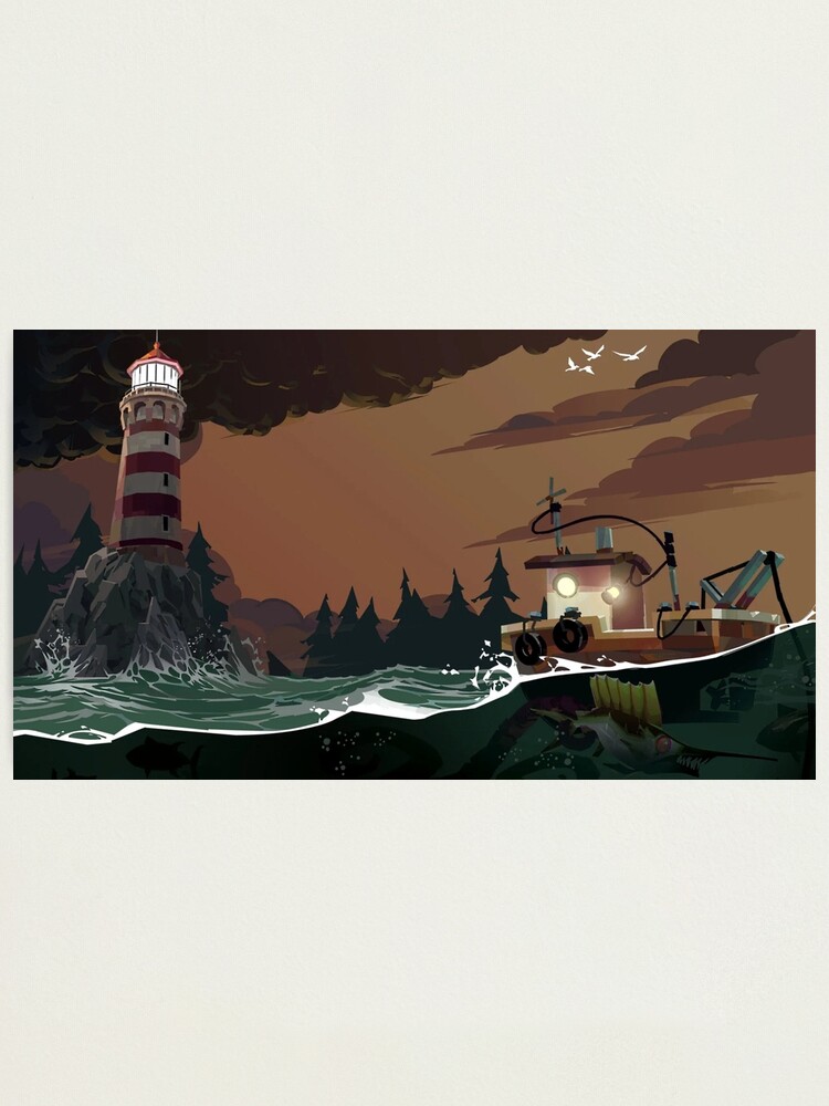 "DREDGE - Lighthouse " Photographic Print for Sale by FrogHermit ...