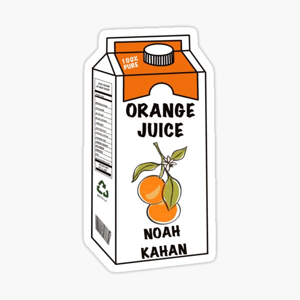 "Orange Juice Design ?" Sticker for Sale by autumnallen15 | Redbubble