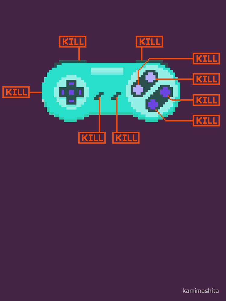 "BUTTON MASH" T-shirt for Sale by kamimashita | Redbubble | mash t ...