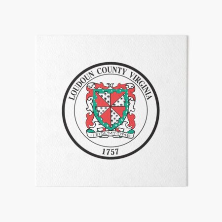 "Seal of Loudoun County, Virginia" Art Board Print for Sale by ...